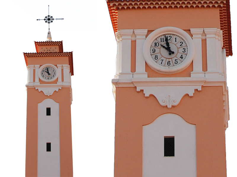 Clock Tower PNG Image Isolated Objects Textures For Photoshop